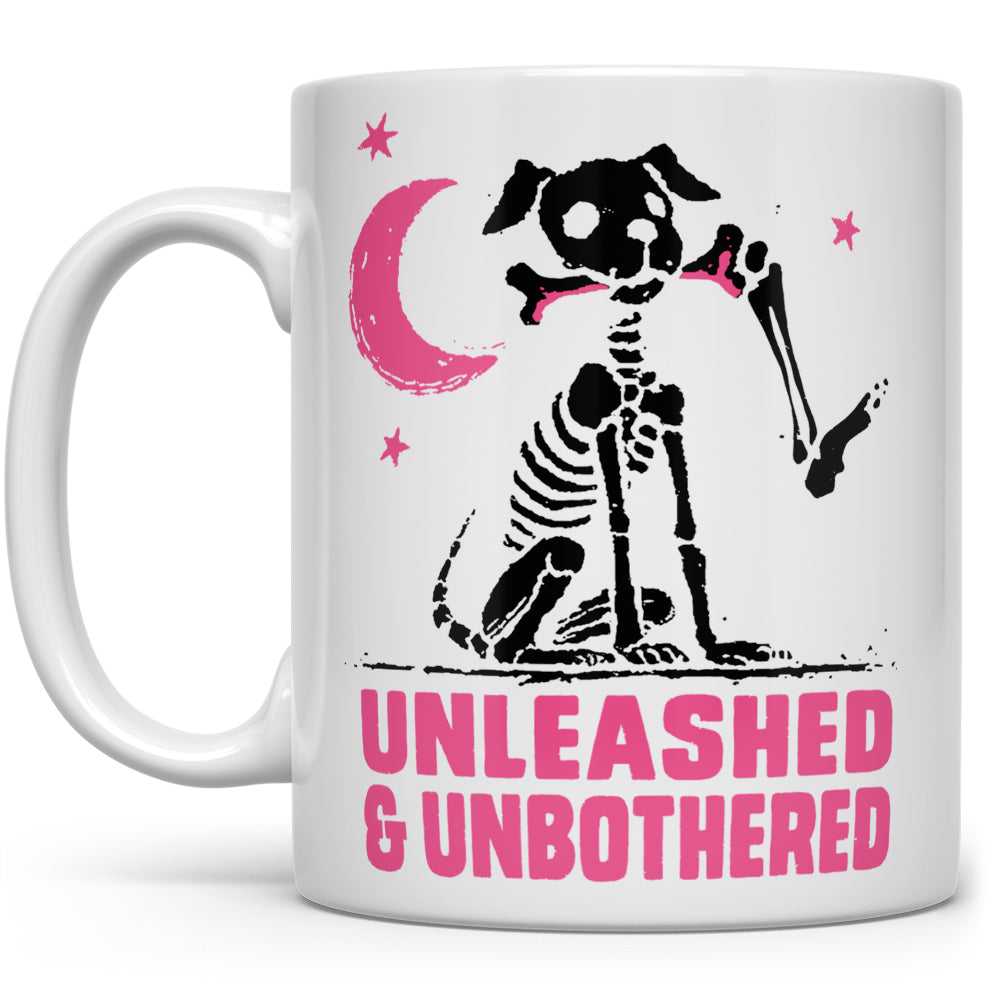 Unleashed & Unbothered Mug | Funny Dog Lover Gifts | Loftipop