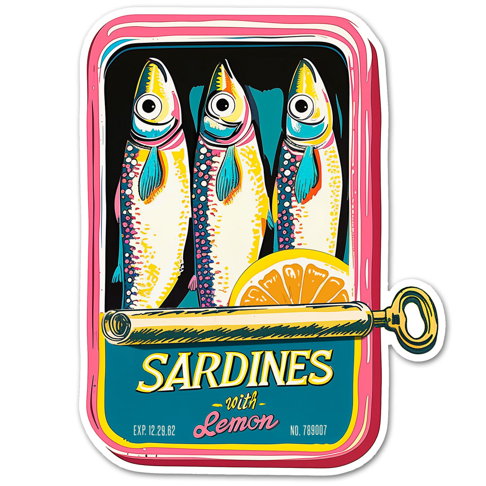 Sardines Sticker | Tinned Fish Gifts | Loftipop
