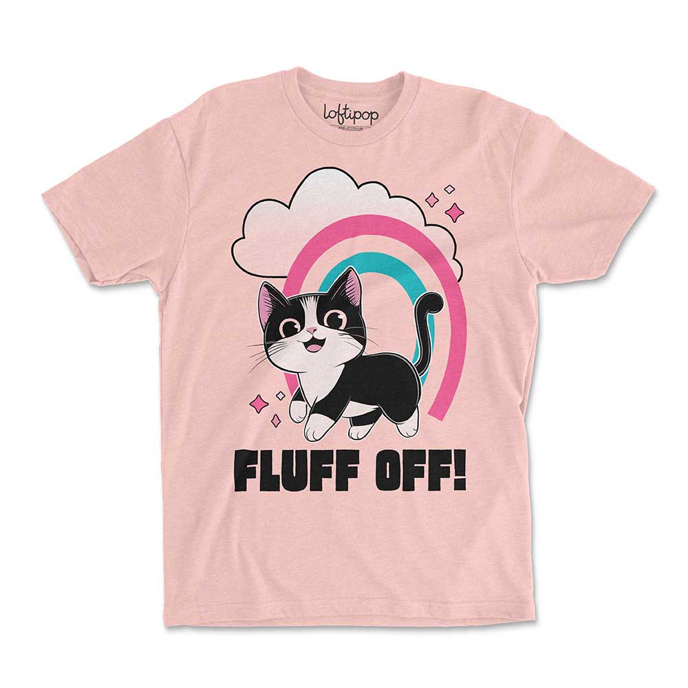 Fluff Off Crewneck Tshirt | Loftipop